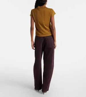 AGOLDE Sefton High-rise Barrel-leg Jeans - Brown