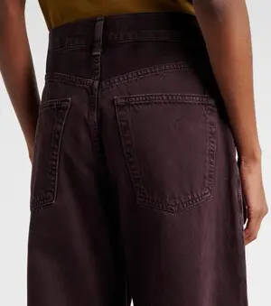 AGOLDE Sefton High-rise Barrel-leg Jeans - Brown
