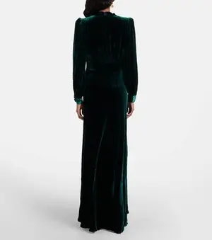 Rixo Emory Velvet Gown