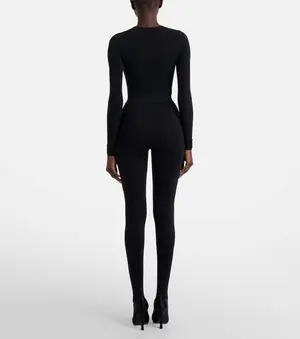 Wardrobe.NYC High-rise Stirrup Leggings - Black