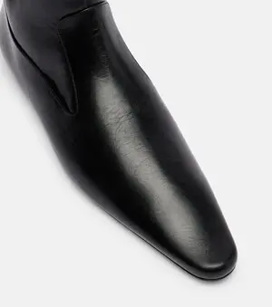 Tory Burch Twisted Leather Knee-high Boots