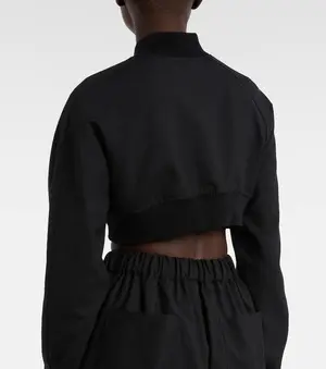Noir Kei Ninomiya Cropped Wool Top