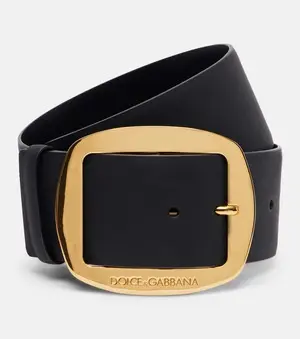 Dolce & Gabbana Leather Belt - Black
