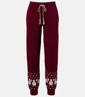 Women's Burgundy Sweatpants