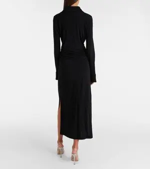 Altuzarra Claudia Jersey Midi Dress - Black