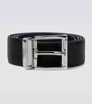Prada Saffiano Leather Belt - Black