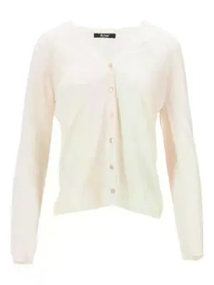 LA ROSE Front-button Cardigan