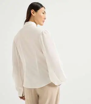 Brunello Cucinelli Silk Crepe Shirt