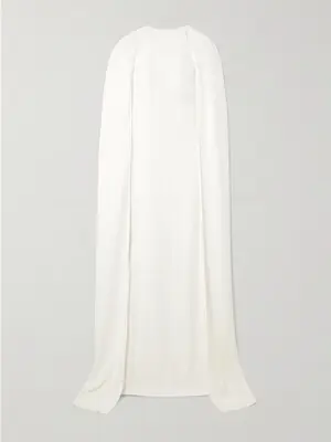 Stella McCartney Cape-effect Stretch-cady Gown