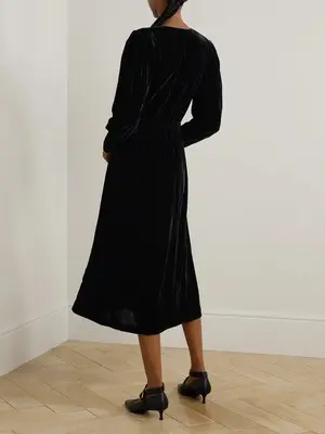 Sea Seraphine Velvet Midi Dress
