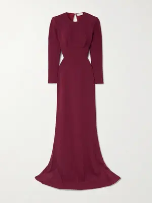 Stella McCartney Open-back Cady Gown