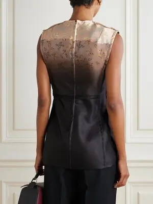 JIL SANDER Printed Silk Blouse