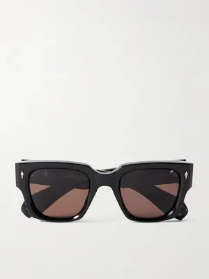 JACQUES MARIE MAGE Enzo D-frame Sunglasses - Black
