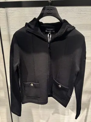 Chanel Wool Sport Jacket - Black