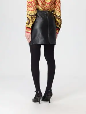 Versace Leather Skirt