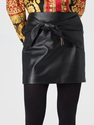 Versace Leather Skirt