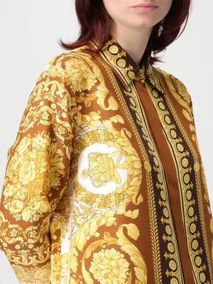 Versace Printed Silk Shirt - Multicolor
