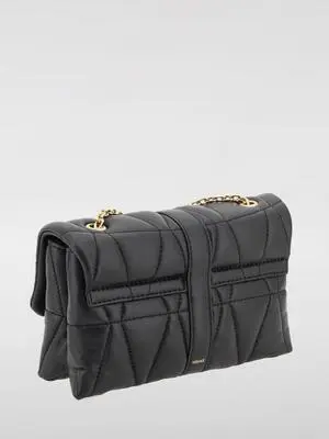 Versace Quilted Leather Mini Bag With Medusa Clasp - Black