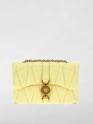 Versace Versace Quilted Leather Mini Bag With Medusa Clasp Yellow