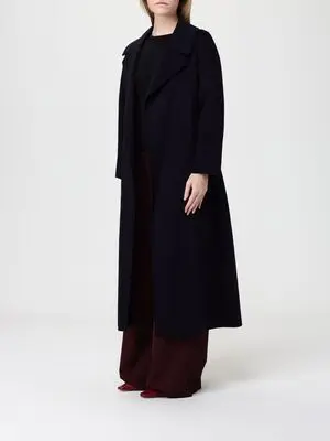 PALTO' Belted Coat - Blue