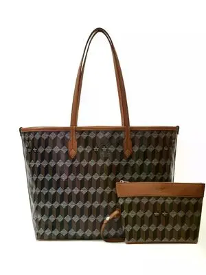 AU DEPART No.47 Geometric-print Tote
