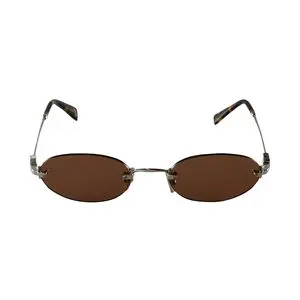 Miu Miu Oval Sunglasses - Brown