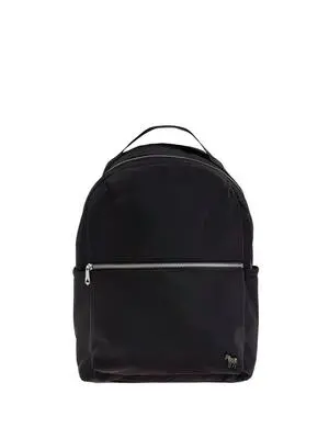Paul Smith Zebra-motif Zip-up Backpack - Black