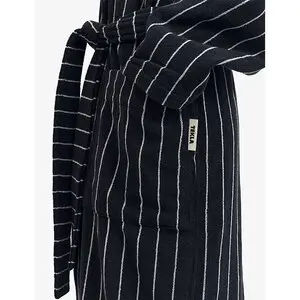 TEKLA Terry Classic Striped Cotton Bathrobe