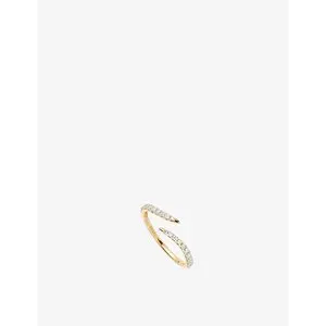 MISSOMA Fine Open Claw 14ct Yellow And Diamond Ring - Gold