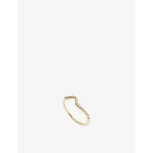 MISSOMA Molten Snow Diamond Ring - Yellow Gold