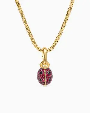 David Yurman Ladybug Amulet - Ruby
