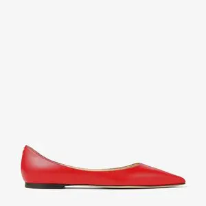 JIMMY CHOO Love Flat Calf Leather Flats