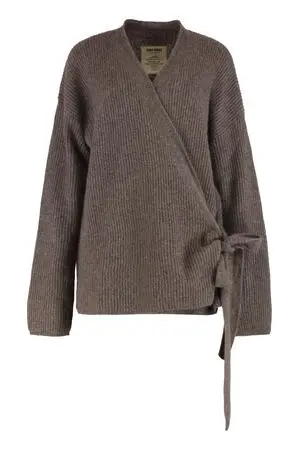 UMA WANG Raccoon Knit Cardigan