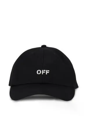 Off-white Curved Hats For Women