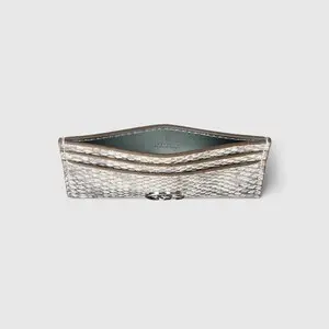 Gucci Gg Marmont Python Card Case
