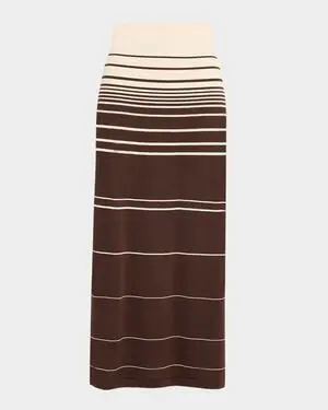 Line Maxi Skirt