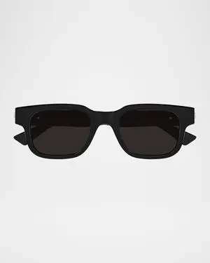 Bottega Veneta Acetate Rectangle Sunglasses