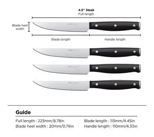 NINJA Foodi Neverdull System 4-piece Steak Knif E Set