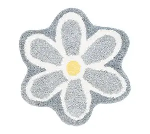 SAFAVIEH Novelty Hand Tufted Wool 5' X 5' Daisy Rug - One-color