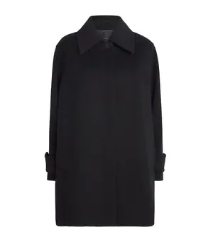JOSEPH Wool-cashmere Loti Coat - Black