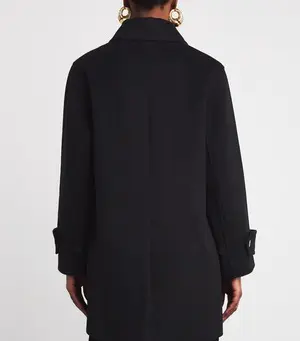 JOSEPH Wool-cashmere Loti Coat - Black