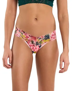 Hanky Panky Printed Signature Lace Low Rise Thong Masterpiece