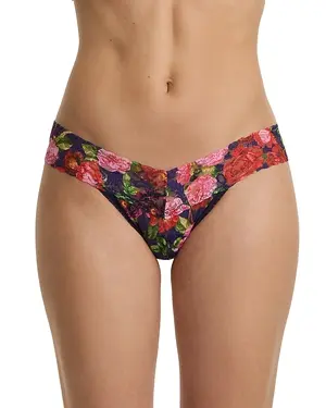 Hanky Panky Printed Signature Lace Low Rise Thong Winters Tale