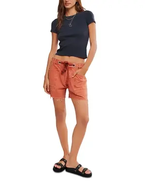 Free People Moxie Denim Shorts - Sunset