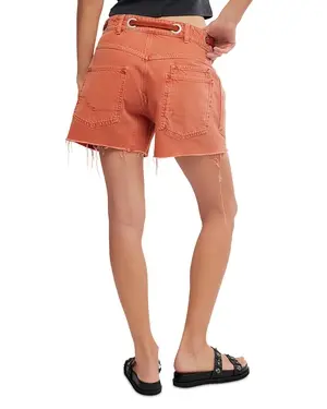 Free People Moxie Denim Shorts - Sunset