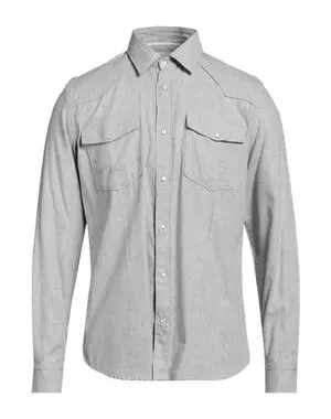 AT.P.CO At. P.co Man Shirt Grey Size 15 ¾ Cotton