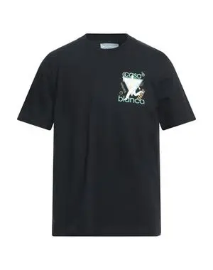 Casablanca T-shirt Size Organic Cotton - Black