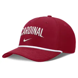 Nike Stanford Primetime Rise Campus Adjustable Hat - Red