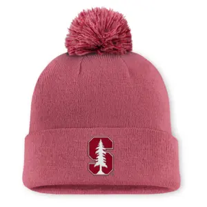 Nike Stanford Primetime Campus Cuffed Pom Beanie - Pink