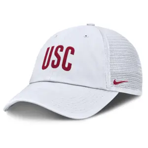 Nike Usc Primetime Campus Club Trucker Hat - White